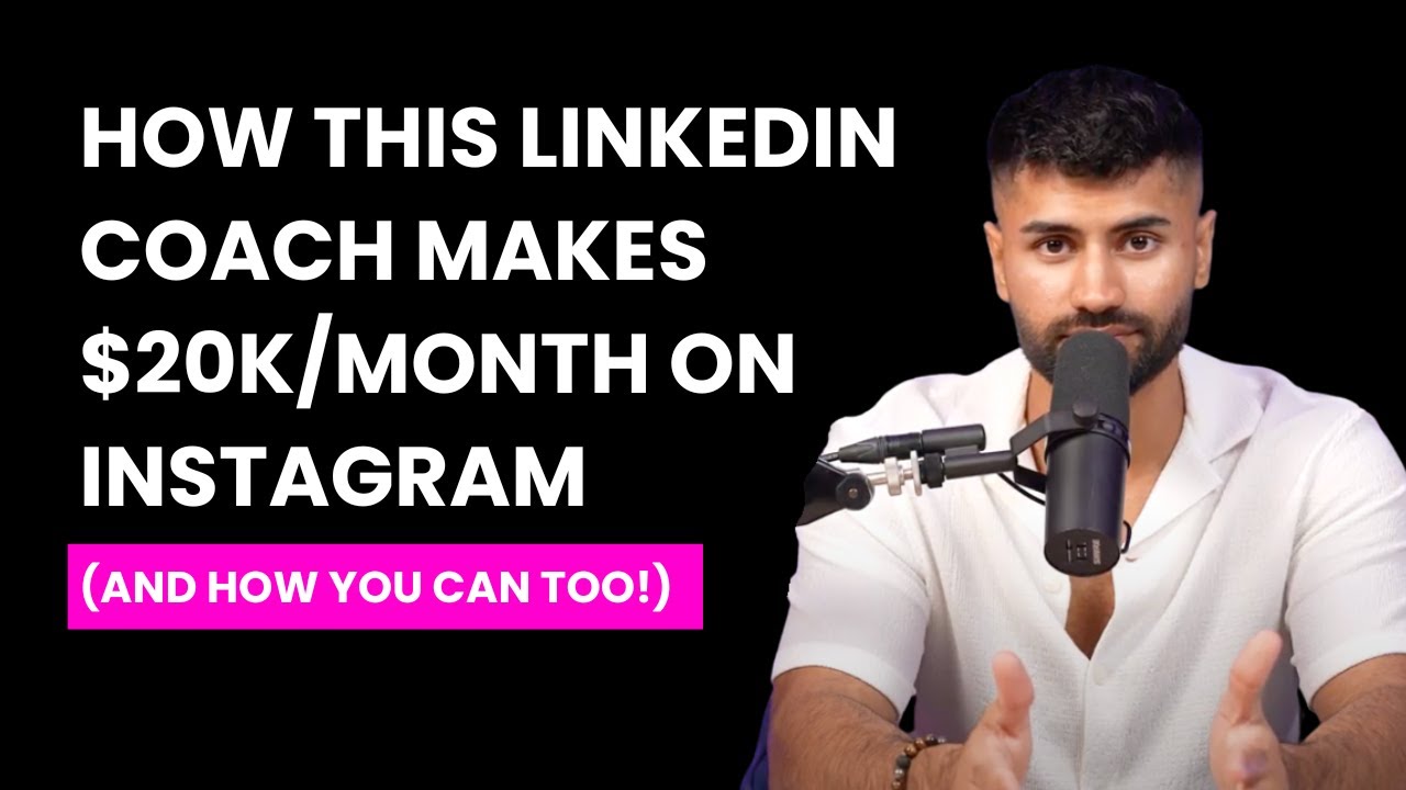 How This LinkedIn Coach Makes $20K/Month on Instagram (And How You Can Too!)