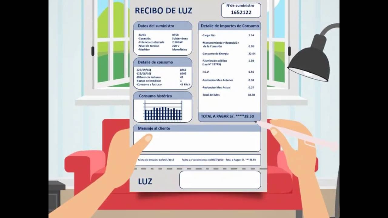 Conoce tu recibo de luz - Animación