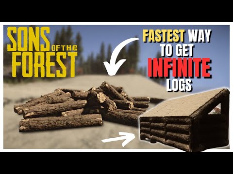 Quick & Easy INFINITE Log Duplication Glitch in Sons of the Forest | FASTEST WAY to Get Logs
