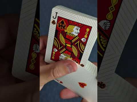 ASMR satisfying sounds. BICYCLE Elemental Fire playing cards. #ASMR #playingcards #cardistry