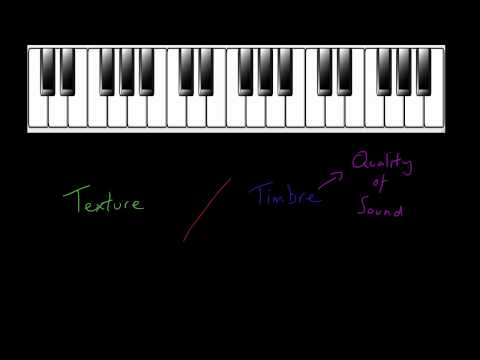 What is the difference between musical texture and timbre? | I Write ...