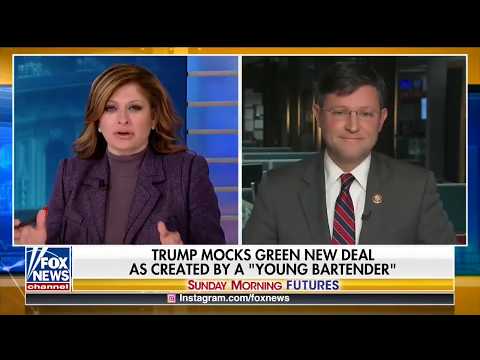 Rep. Mike Johnson (LA-04) takes down Green New Deal on Fox News with Maria Bartiromo