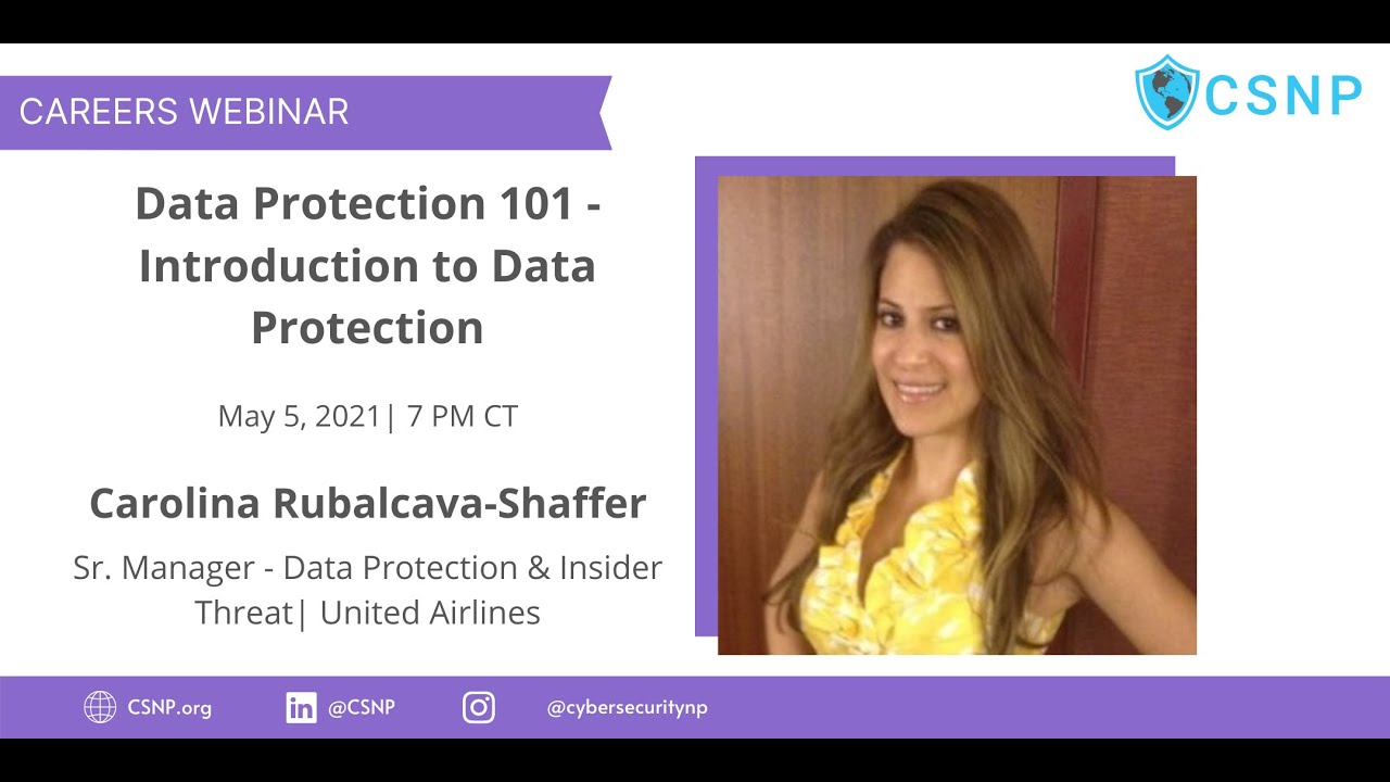 Data Protection 101 - Introduction to Data Protection