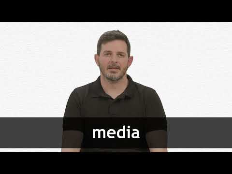 Traducción en inglés de “MEDIA” | Collins Diccionario español-inglés