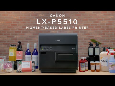 Canon LX-P5510 Inkjet Pigment Ink Label Printer