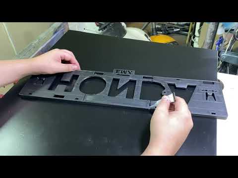 Free STL file Honda License Plate Frame・Template to download and 3D ...