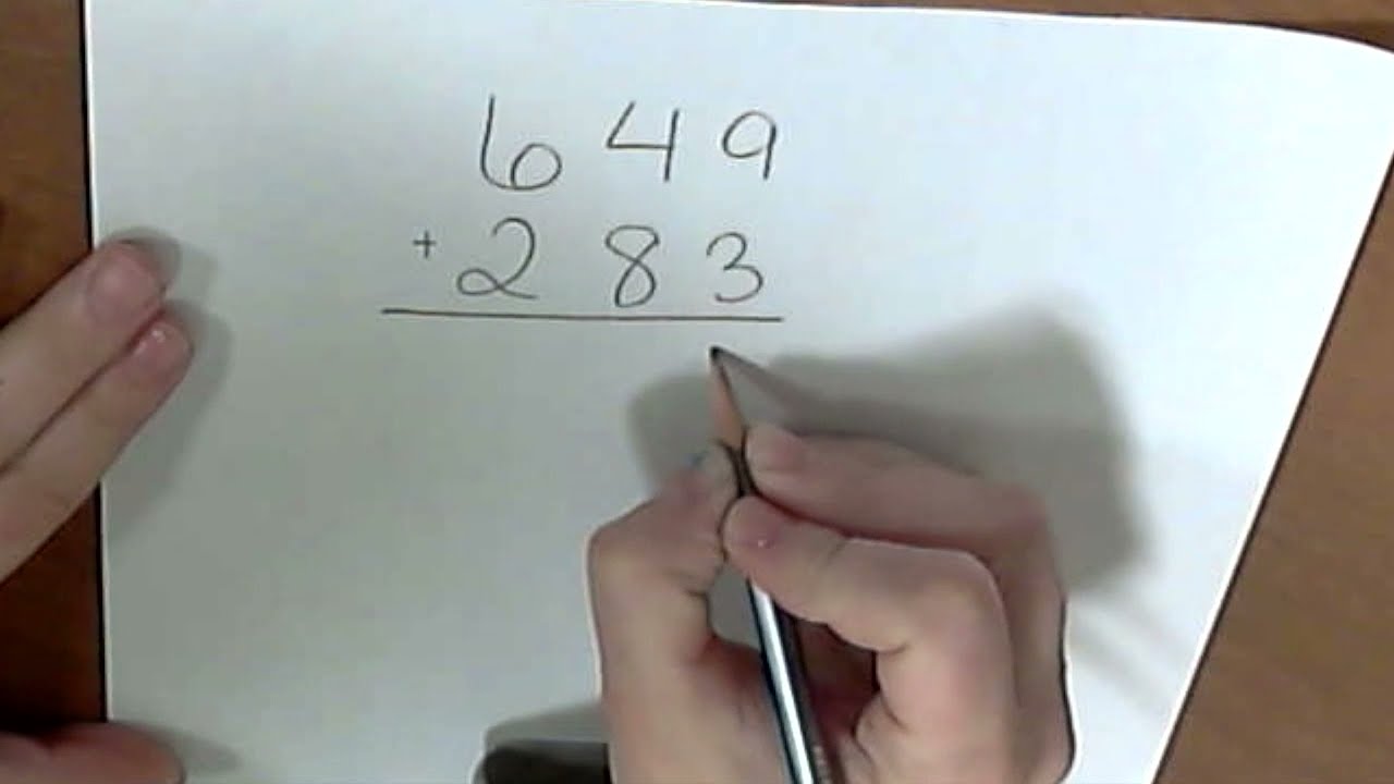 Addition Algorithm: U. S. Standard Addition