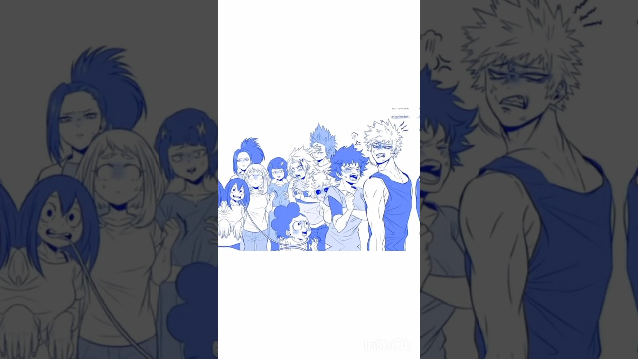 The whole class: shocked but not surprised😳🤣(bakudeku comic 🧡💚)