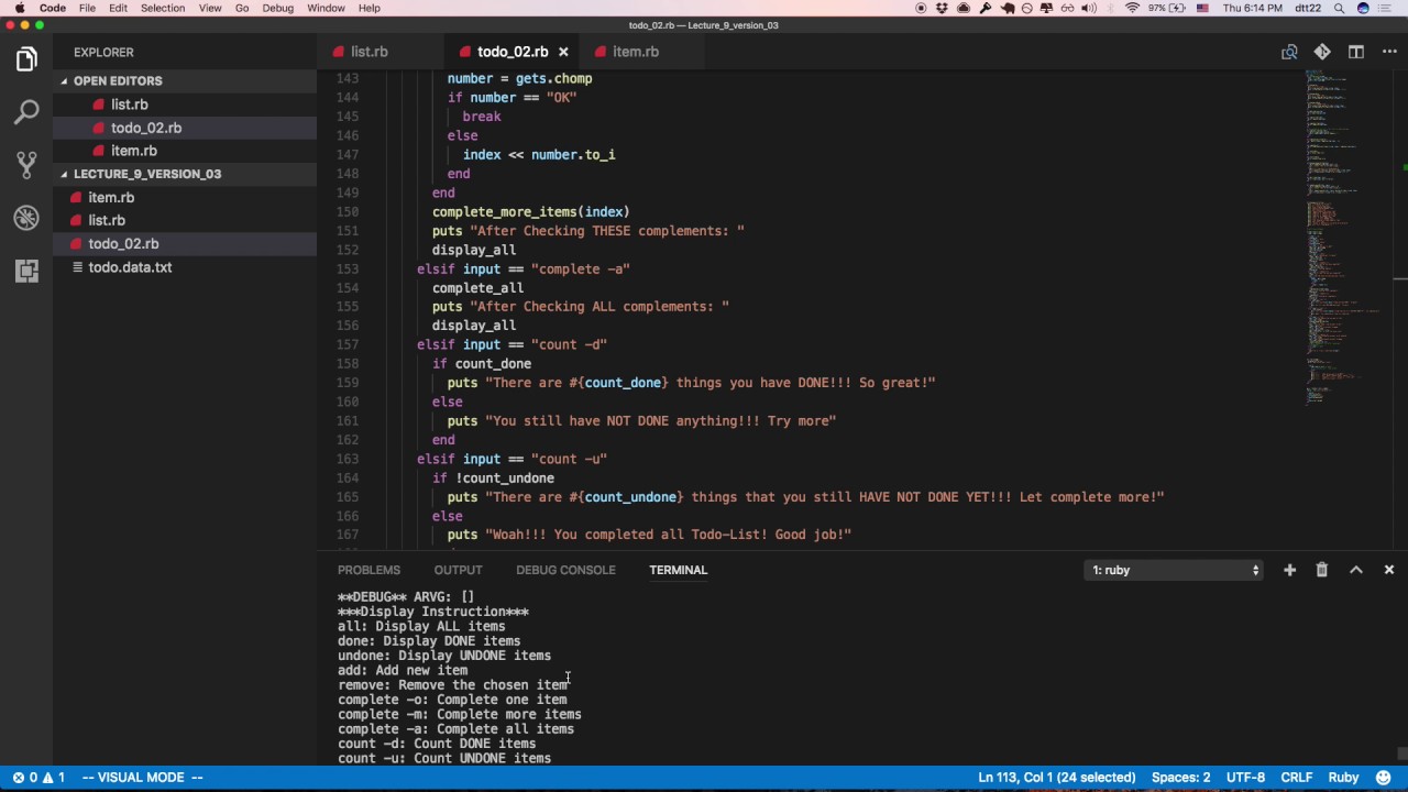 CS101 Ruby - Session 10b - Uplift your app with Gemfile (colorize, sinatra)