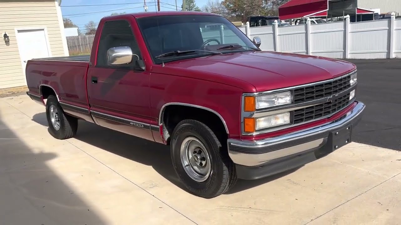 1991 Chevrolet Silverado Fleet Side Classic Low Mileage Pickup