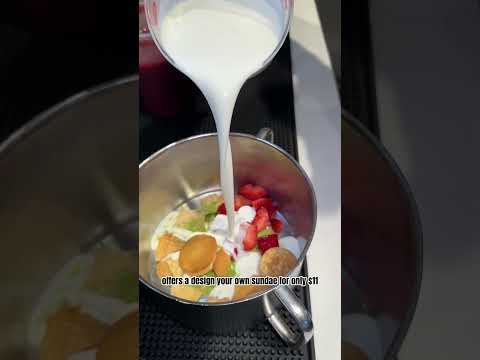 Would YOU LOVE making your OWN ICE CREAM?! Smitten Iat The Sundry Las Vegas #shorts #icecream