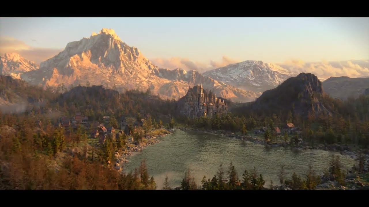 CG Environment Personal Project - Golden Glow by the Lake