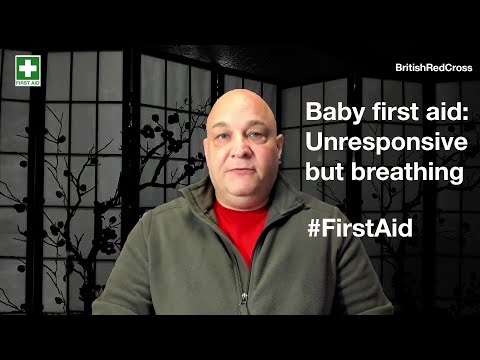 Baby first aid: Unresponsive but breathing | First aid training online | British Red Cross