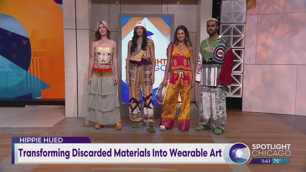 Transforming Discarded Materials Into Wearable Art