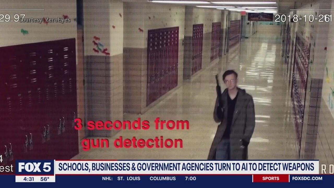 Using AI to identify guns on school campuses