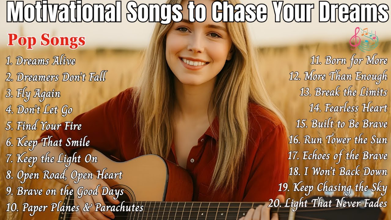 Playlist of Motivational Songs to Chase Your Dreams