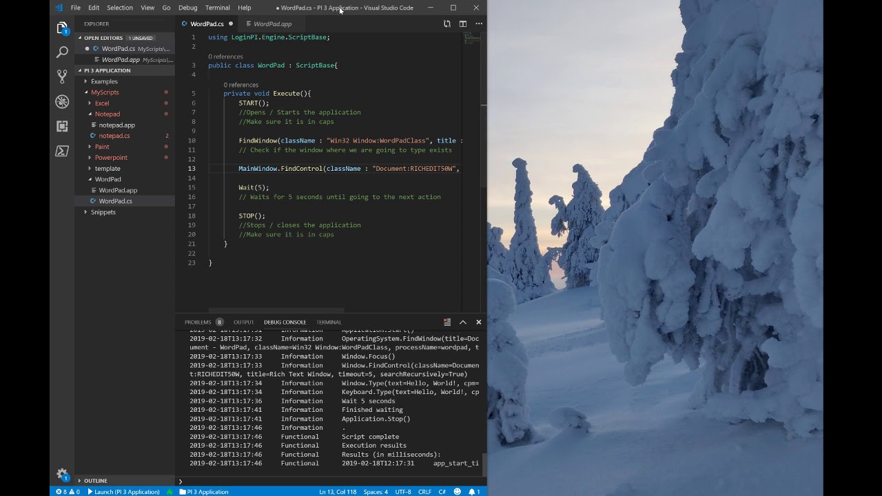 Login Enterprise Scripting - Step 9 - Adding the Typing action