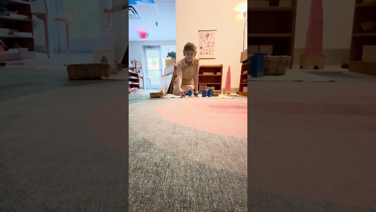 Geometric solids in Montessori 3-6 environment 