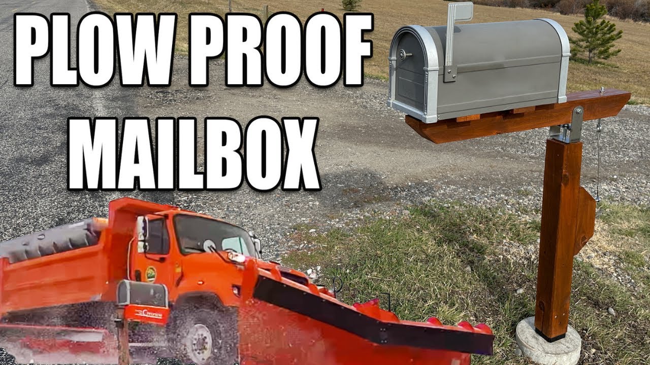 Build a Snowplow Proof Mailbox Post (Easy DIY)