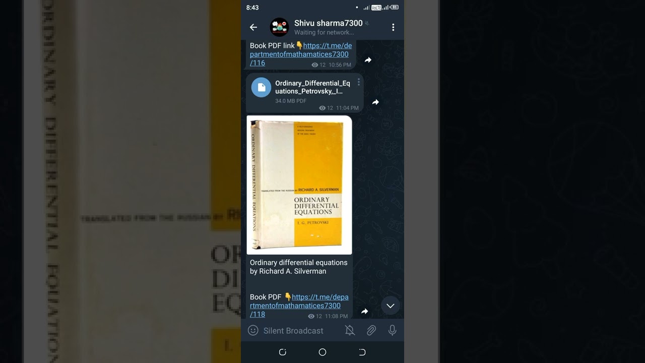 book of ordinary differential equations by Richard A . Silverman  PDF download