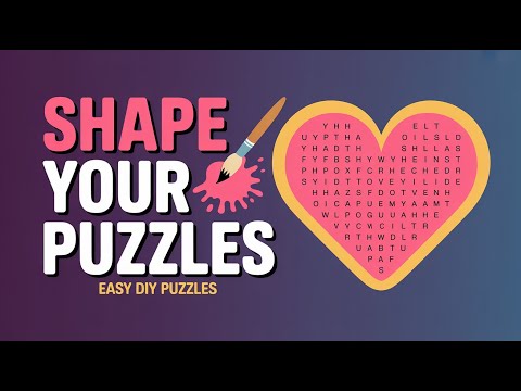 Word Searches That Look Like Hearts, Cats, and More?