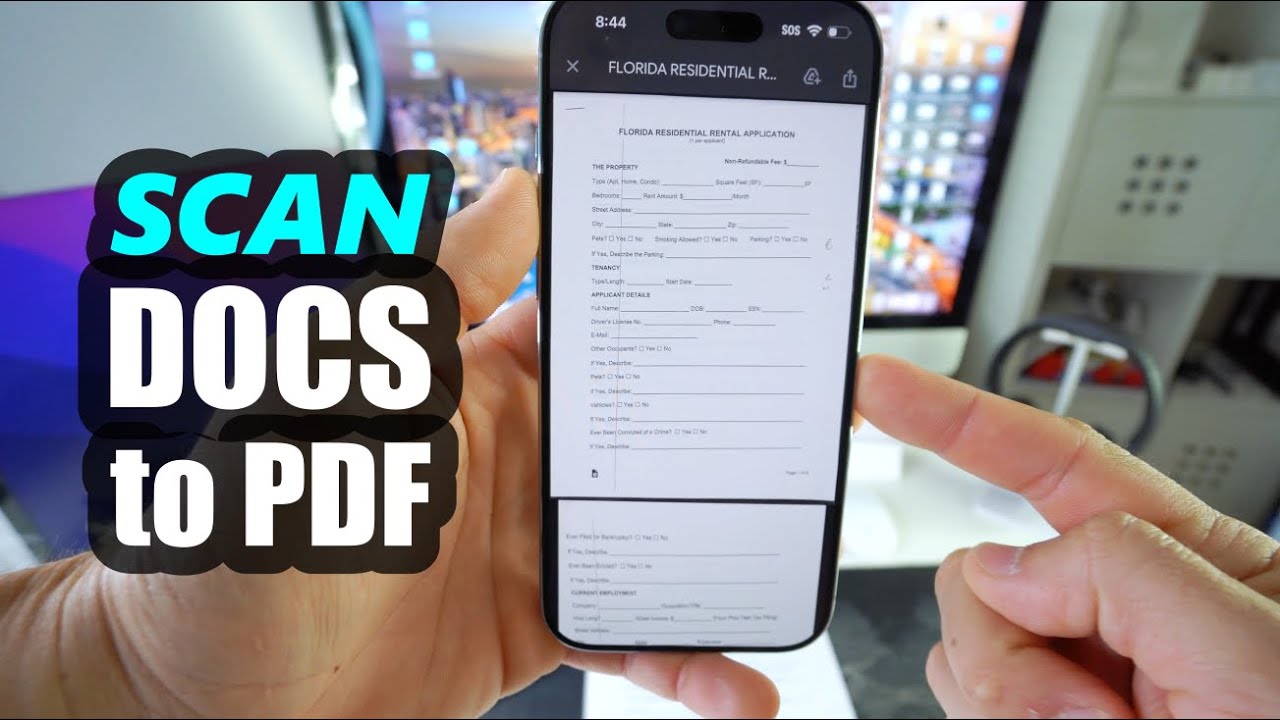 How To Scan Documents to PDF with Apple iPhone 17