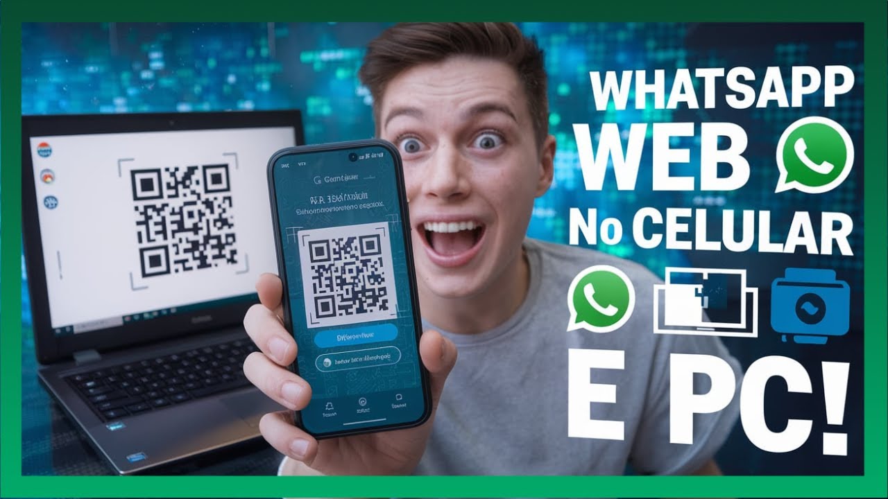 🔥 Como Usar o WhatsApp Web no PC e no Celular – Passo a Passo Simples!