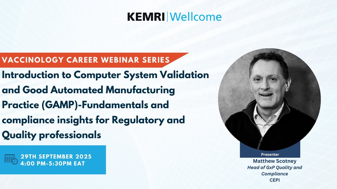 Introduction to Computer System Validation and Good Automated Manufacturing Practice