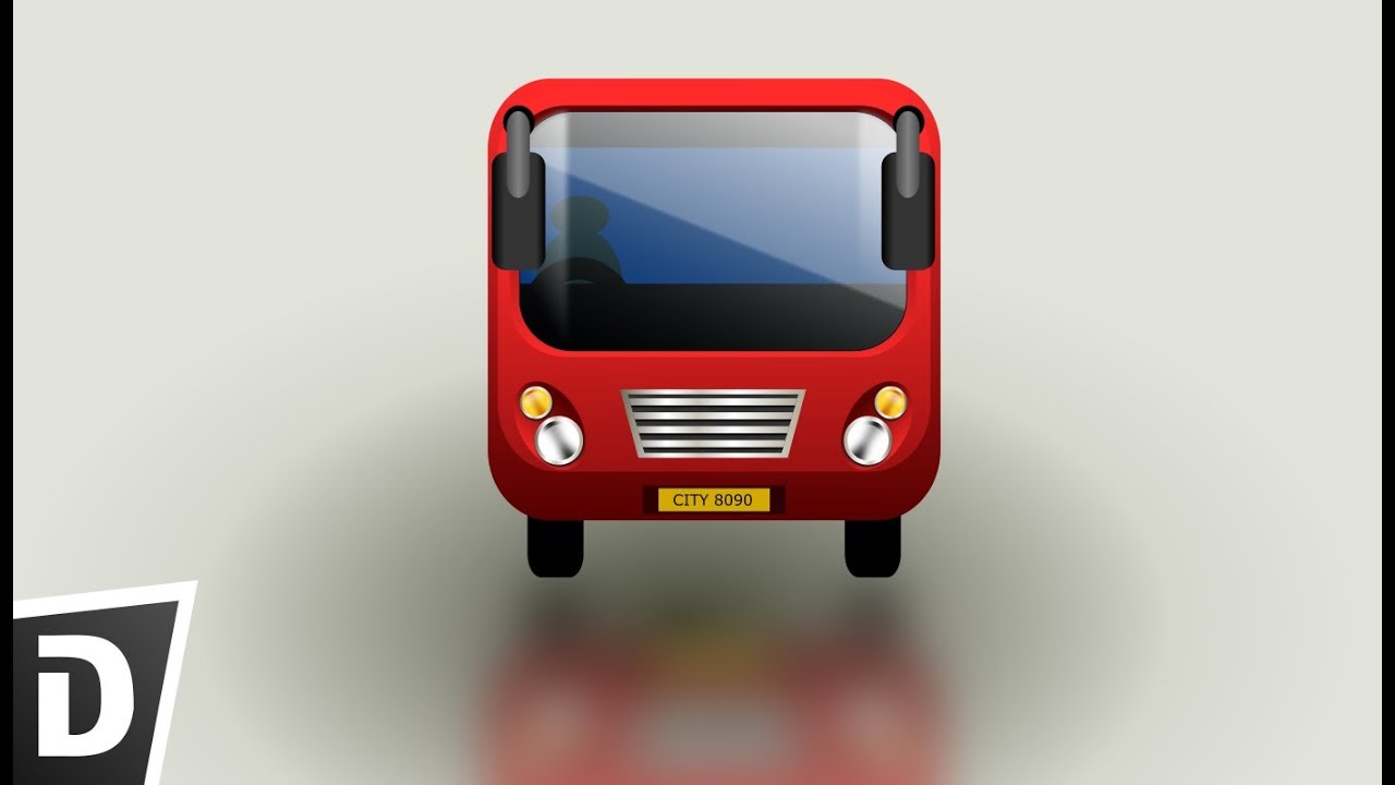 Create Bus Logo/Icon - Inkscape tutorial