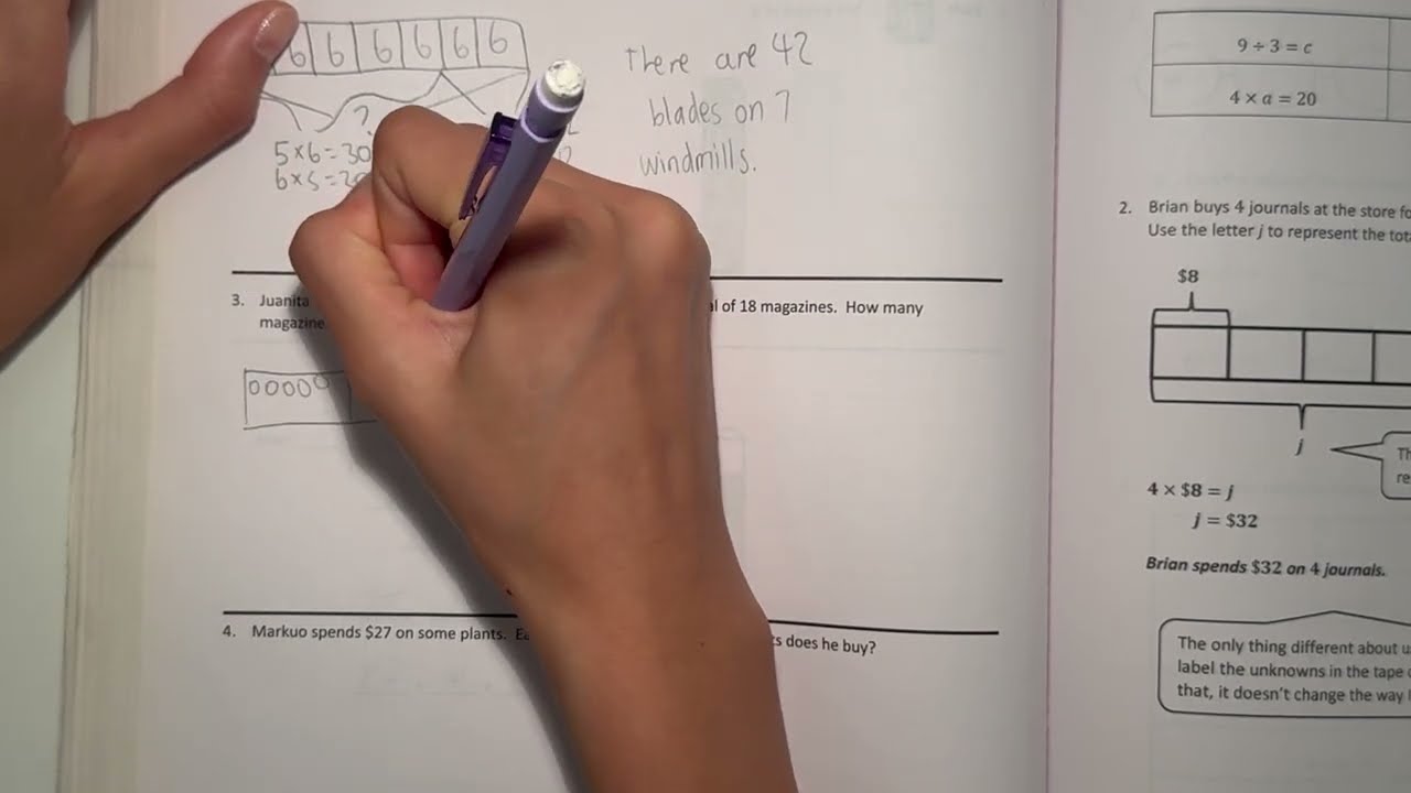 Eureka Math Grade 3 Module 3 Lesson 2 Homework (Succeed) | Math With Aubrey