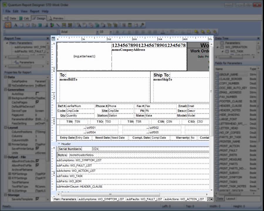 Quantum Control Forms Designer Demo