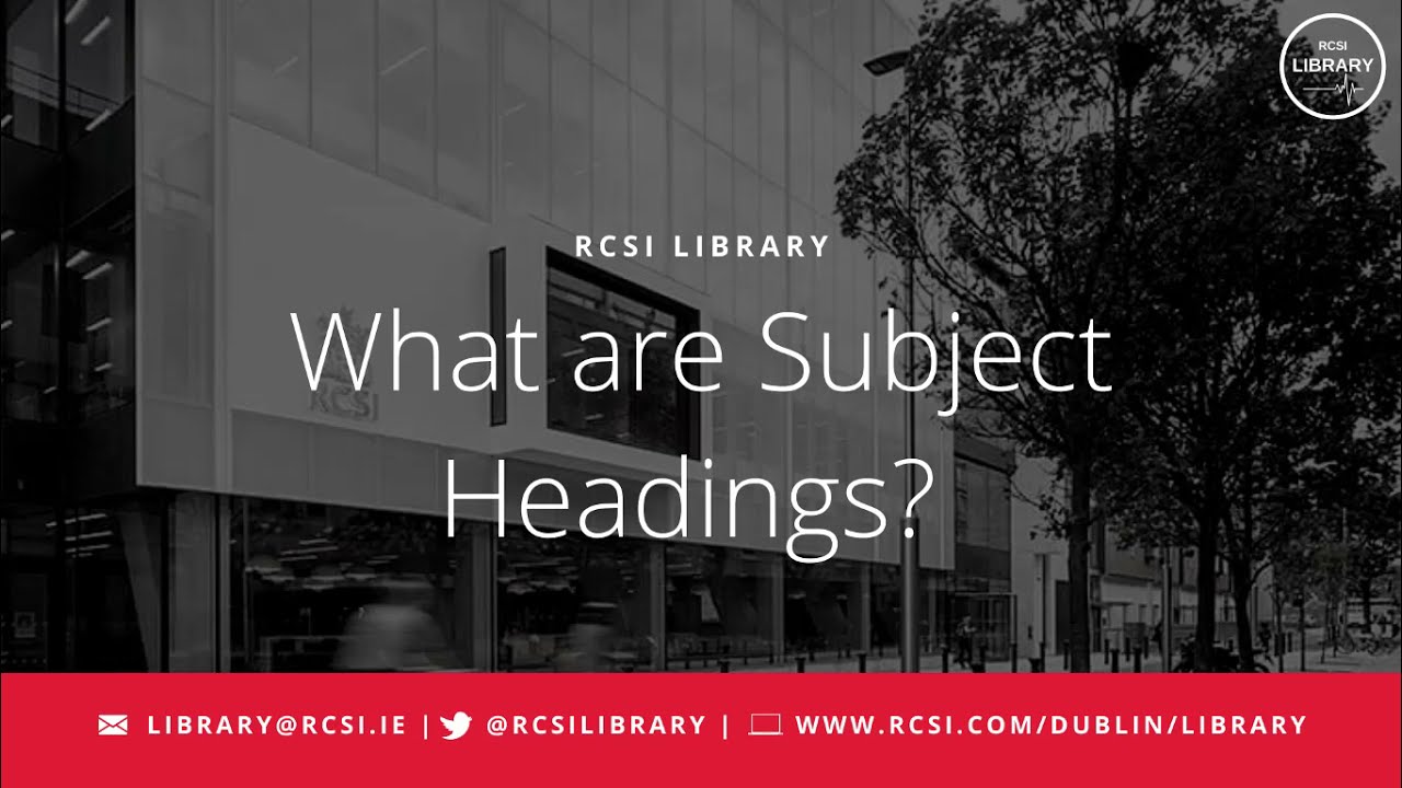Subject Headings