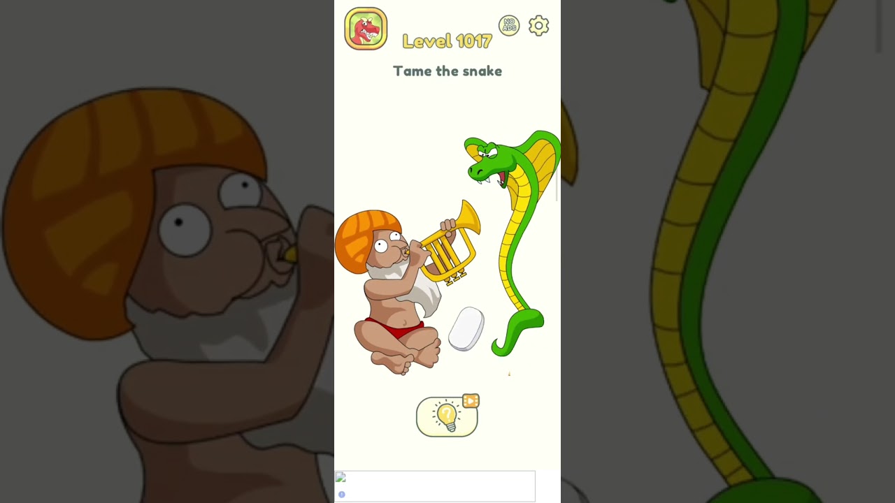 Tame the snack dop 2 (delete one part) level 1017 #shorts #puzzle #dop 2