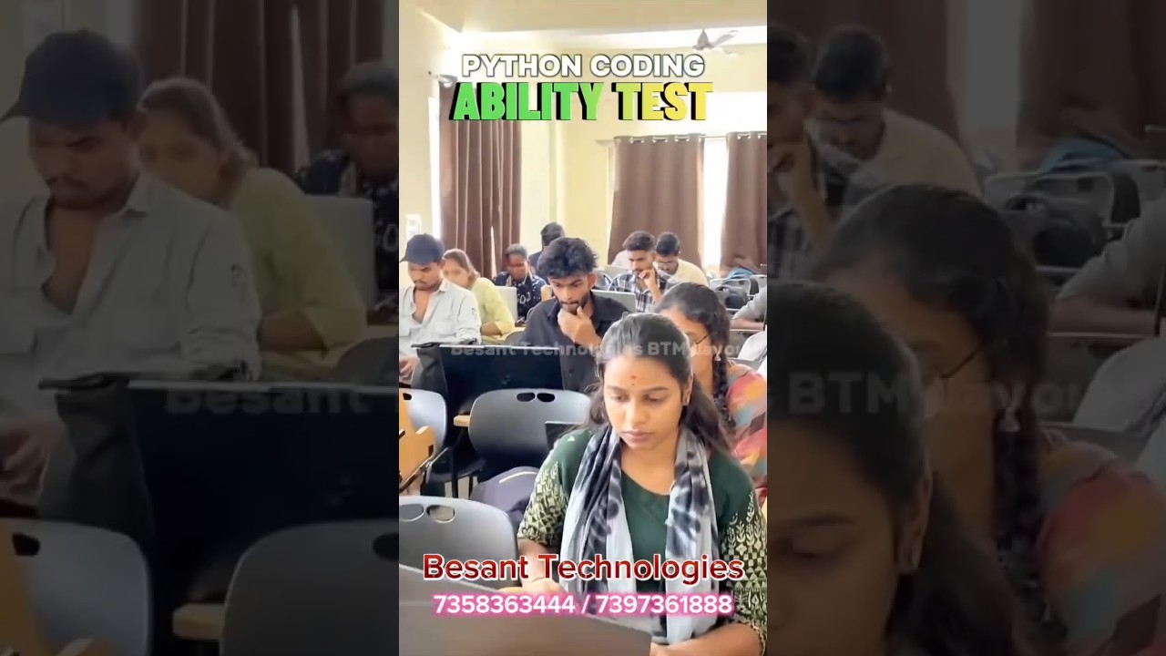 Backend developers test 💻 #python #backend #developer #coders #placementguide #besanttechnologies