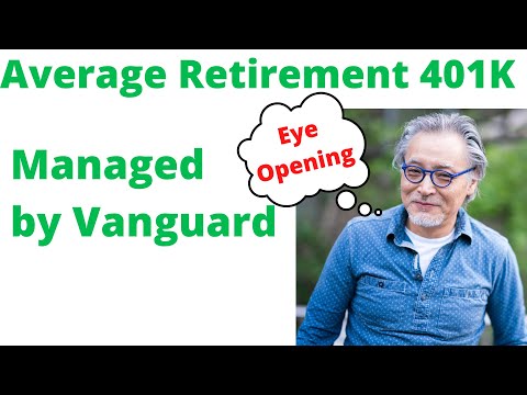 Average Retirement Balance 401K Contribution Plan Vanguard
