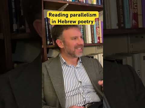 How to interpret parallelism in Hebrew poetry #bible #theology