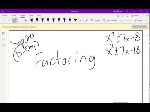 How to factor x^2+7x-8, x^2-7x-8, x^2+7x-18, and x^2-7x-18