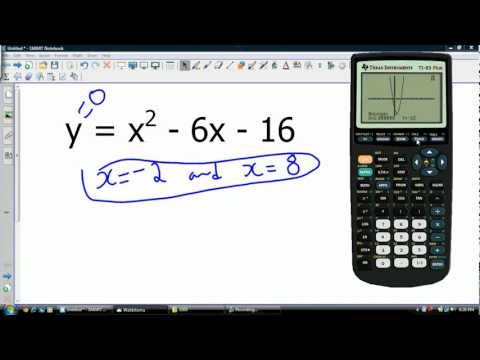 Math 3204/05 - Using the TI-83+ with Quadratics