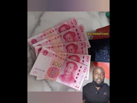 Naira vs Chinese Yuan #naira #nigeria #china #yuan #urhobofinest