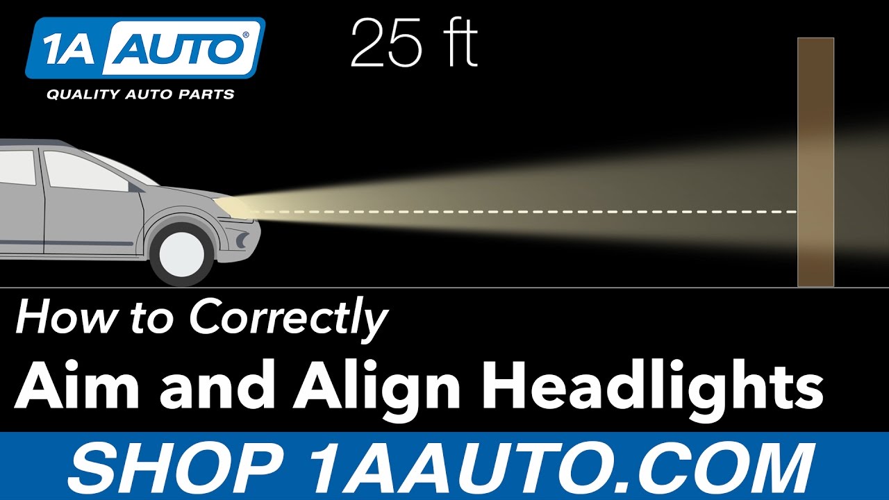 How to Aim and Align your Headlights Correctly