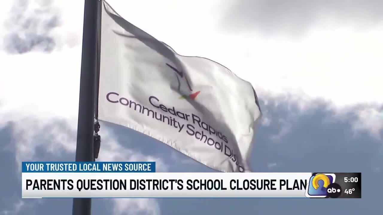 Cedar Rapids parents raise concerns as district considers closing up to seven schools