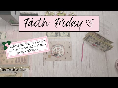 Faith Friday #69 | Faith Based Savings Challenges | Christmas Binder