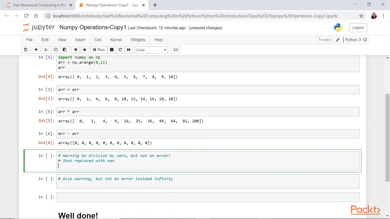 Fast Numerical Computing with Python: Performing NumPy Operations | packtpub.com