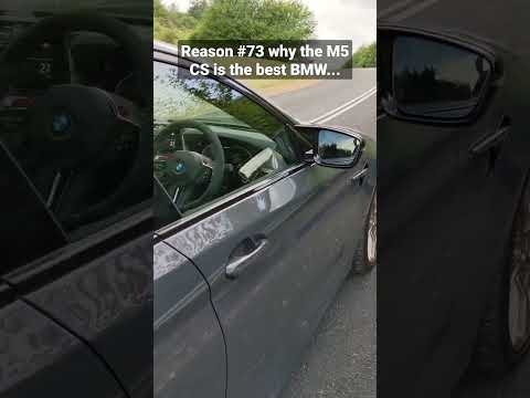 Reason #73 why the BMW M5 CS is the best BMW...