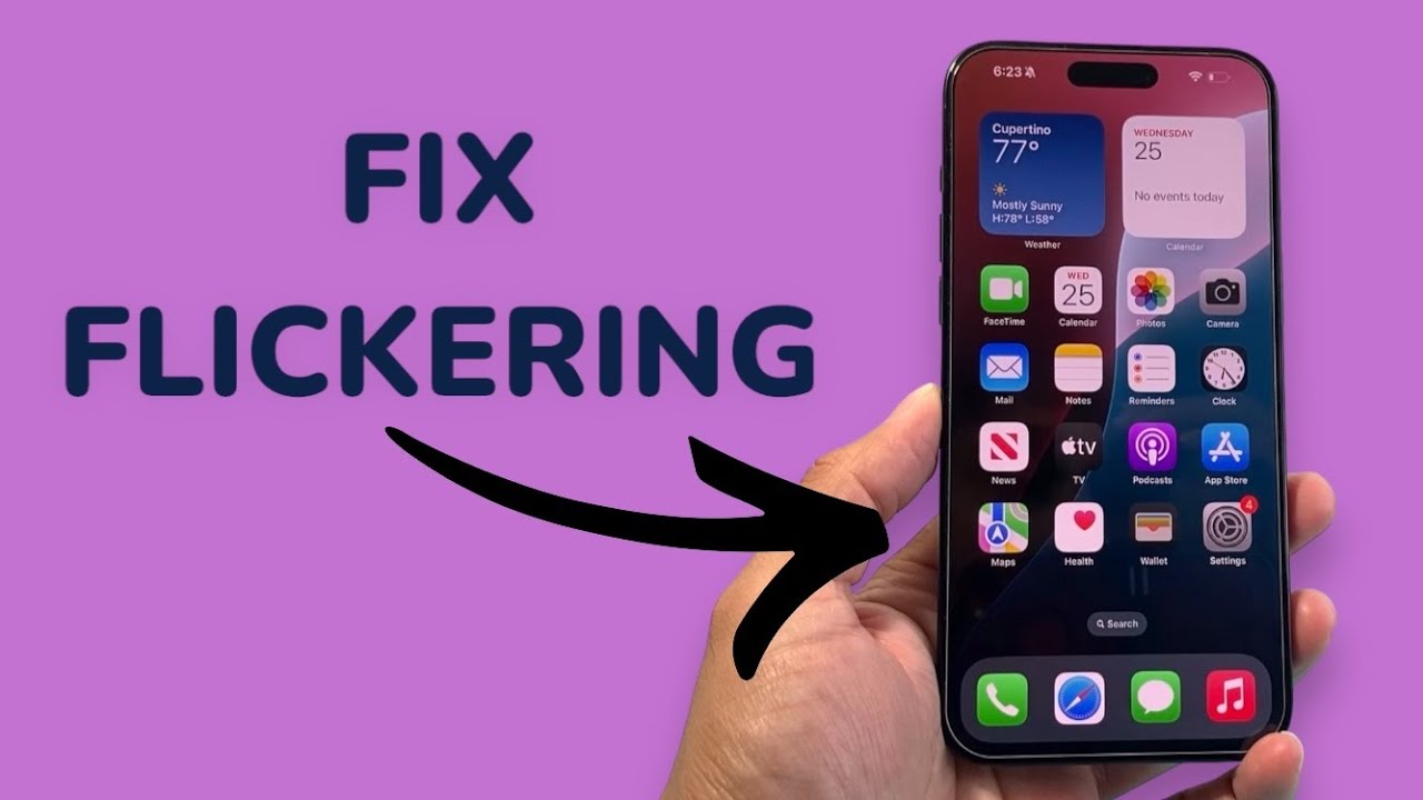 How To Fix iPhone Flickers After iOS 18 Update
