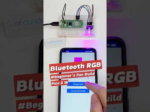 Unlock Raspberry Pi Pico 2 W’s Bluetooth Power: Create an RGB LED Controller with MIT App Inventor