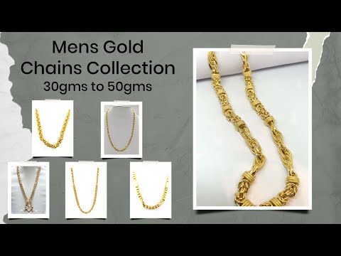 Top 30 Popular Gold Chains for Men | Different Names and Types of Chain Designs