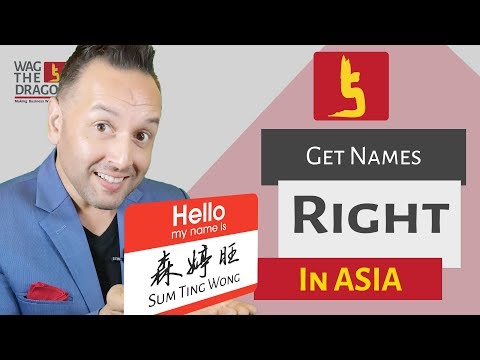 Asian Names - Use them Correctly - Power of Chinese, Thai, Vietnamese and Other Names in Asia