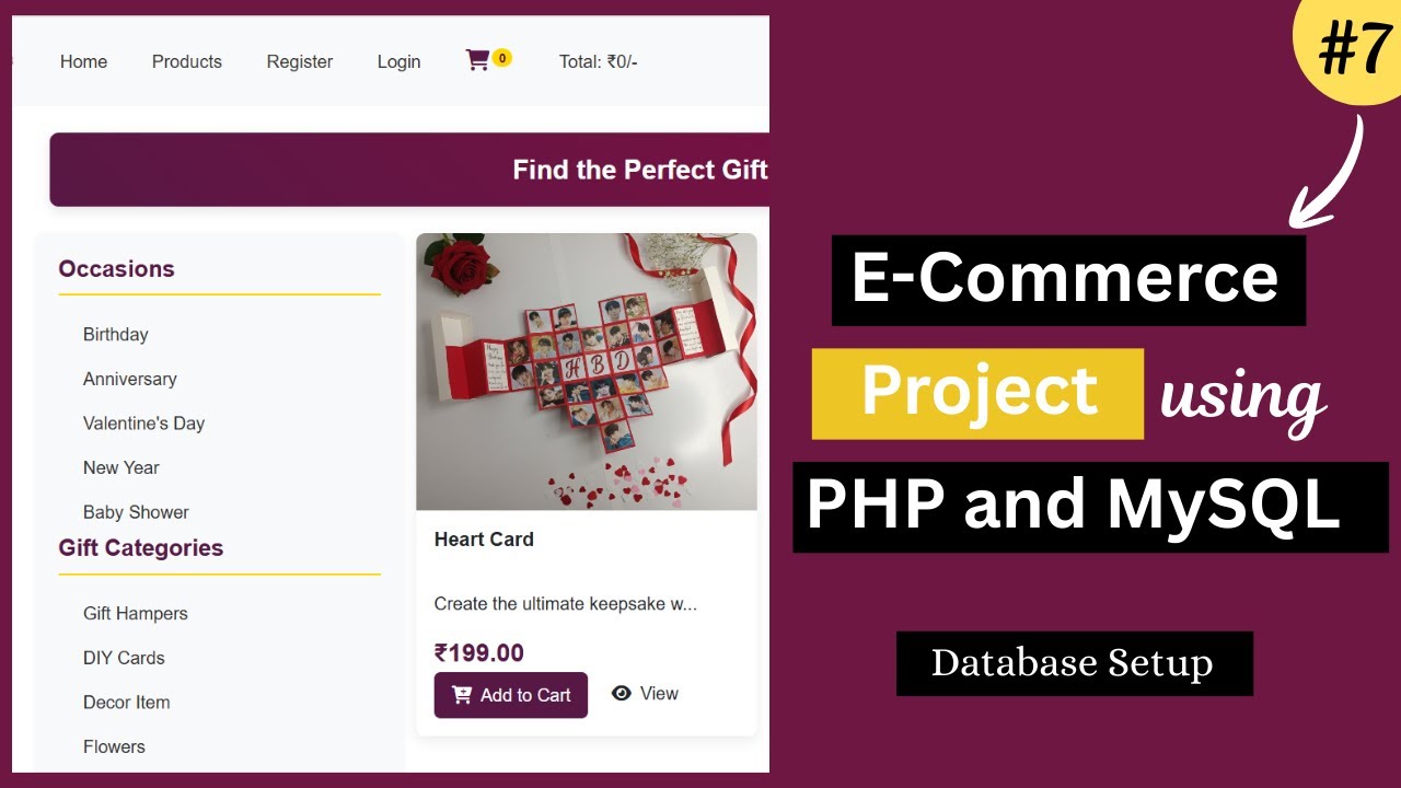E-Commerce Website Project Using PHP & MySQL |Admin & User Panel| Payment Gateway| Database Setup -7