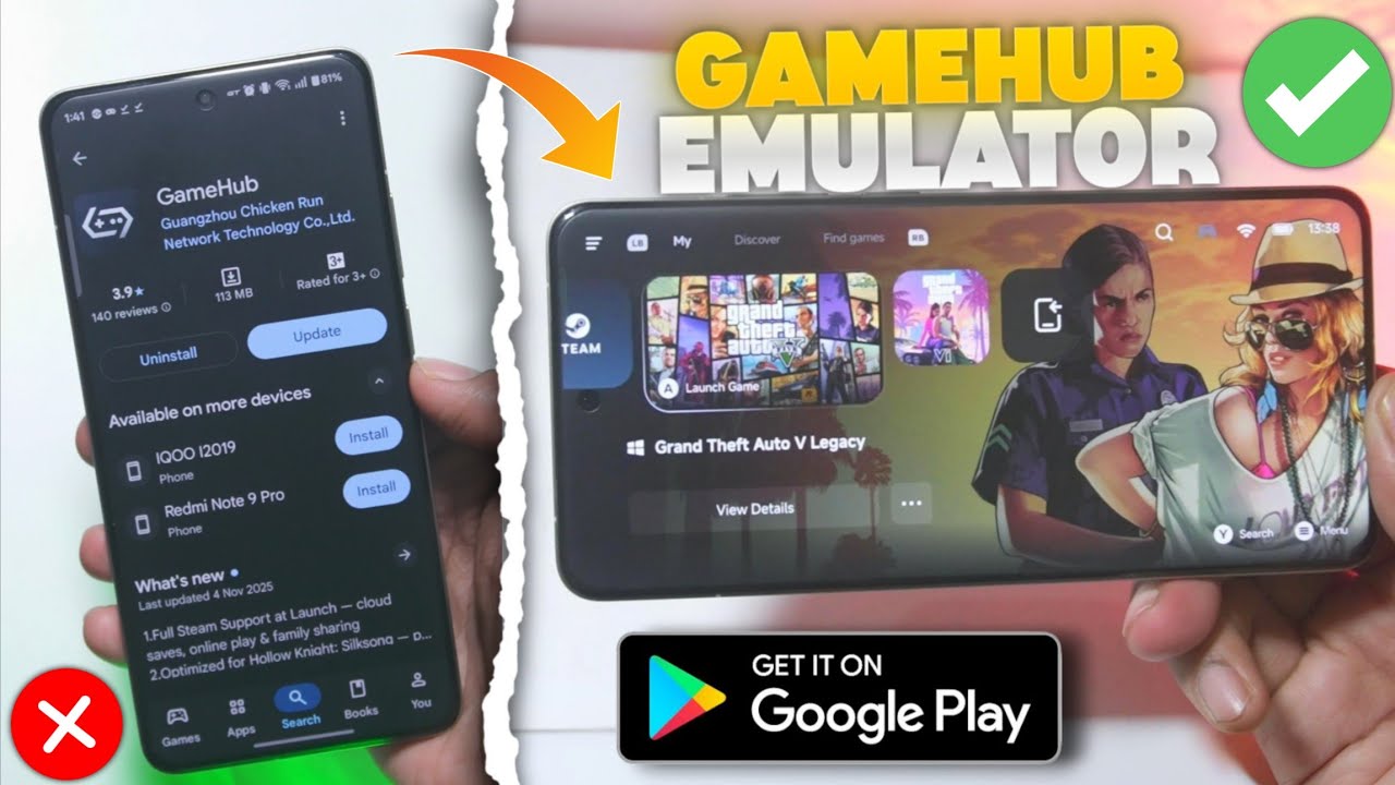 Gamehub Emulator Play Store Launch! | How to Import & Play Your Games Easily